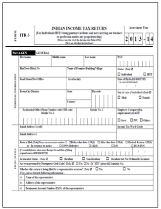 Various ITR Form for Financial Year 2017-18 | Income Tax Return